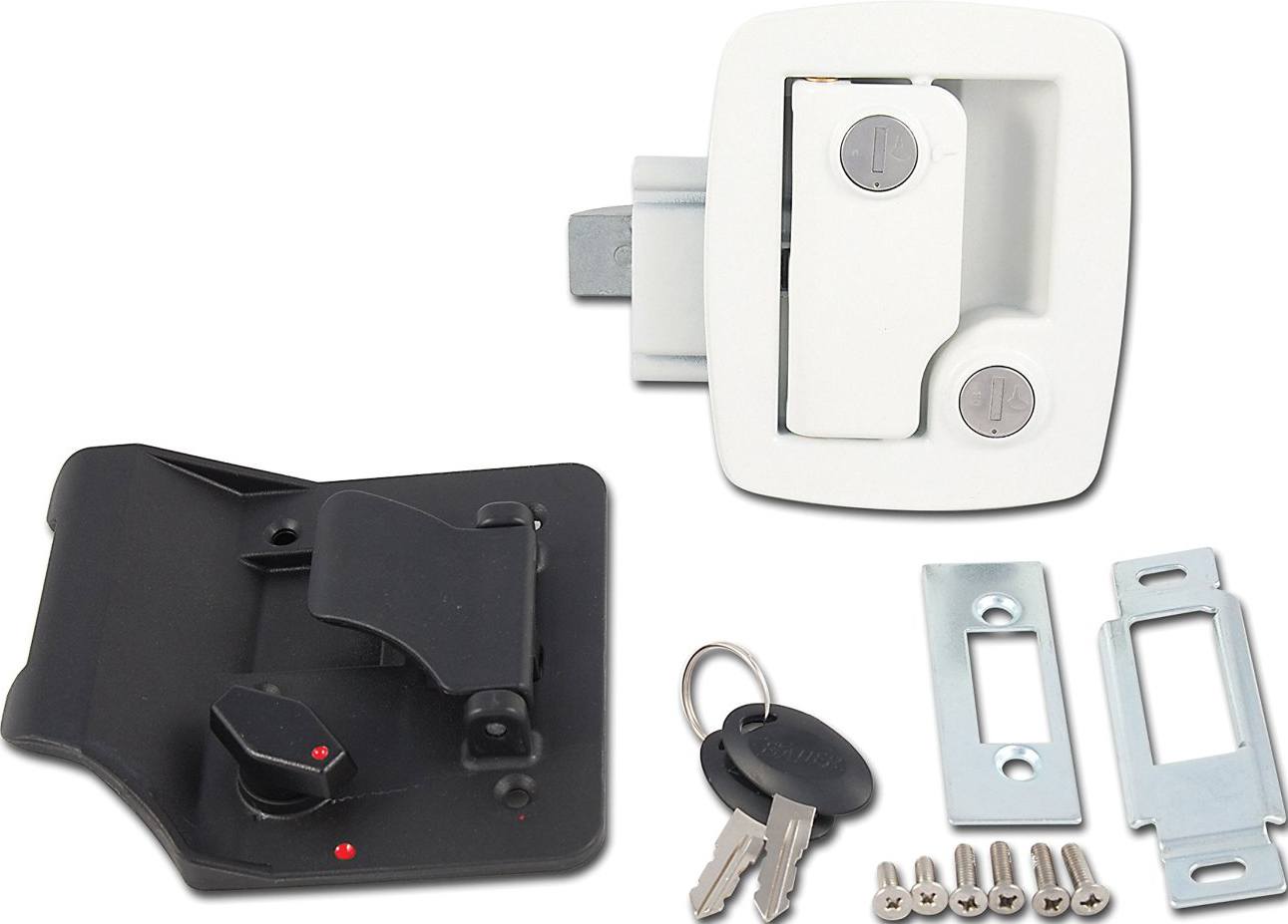 White Global Travel Trailer Entrance Lock Set – RV News