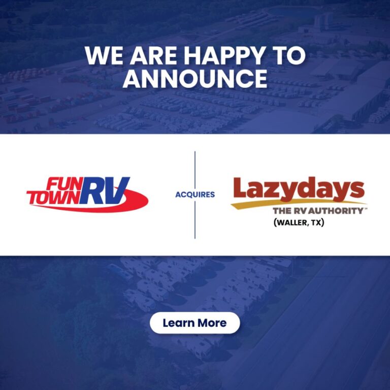 Fun Town RV Buys Lazydays’ Texas Store - RV News
