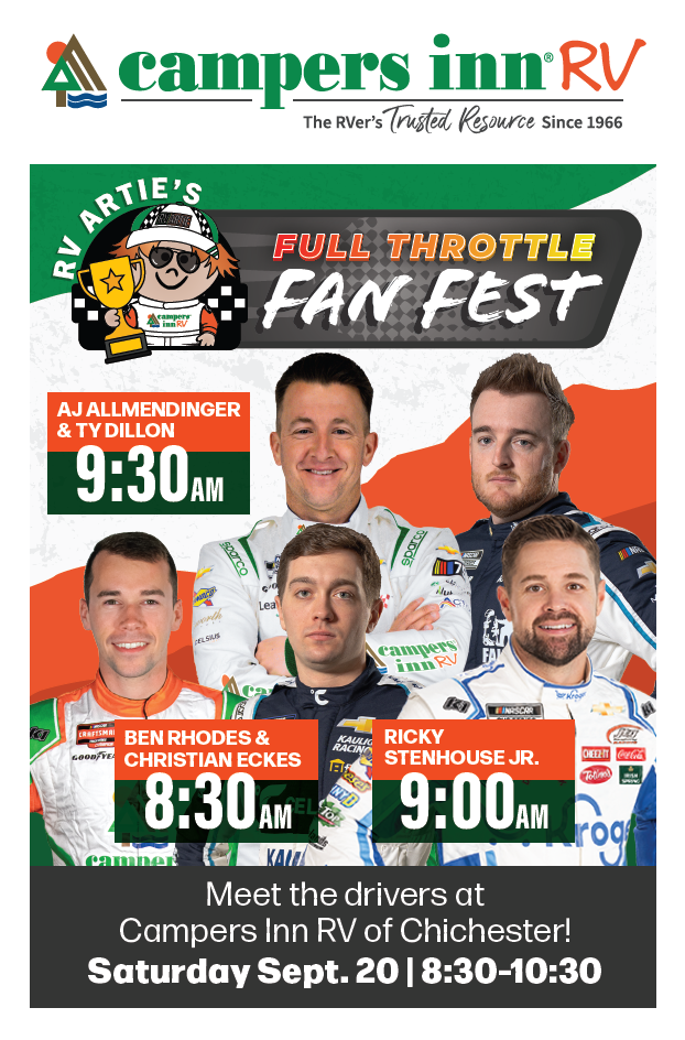 Campers Inn RV Hosts RV Artie’s Full Throttle Fan Fest - RV News